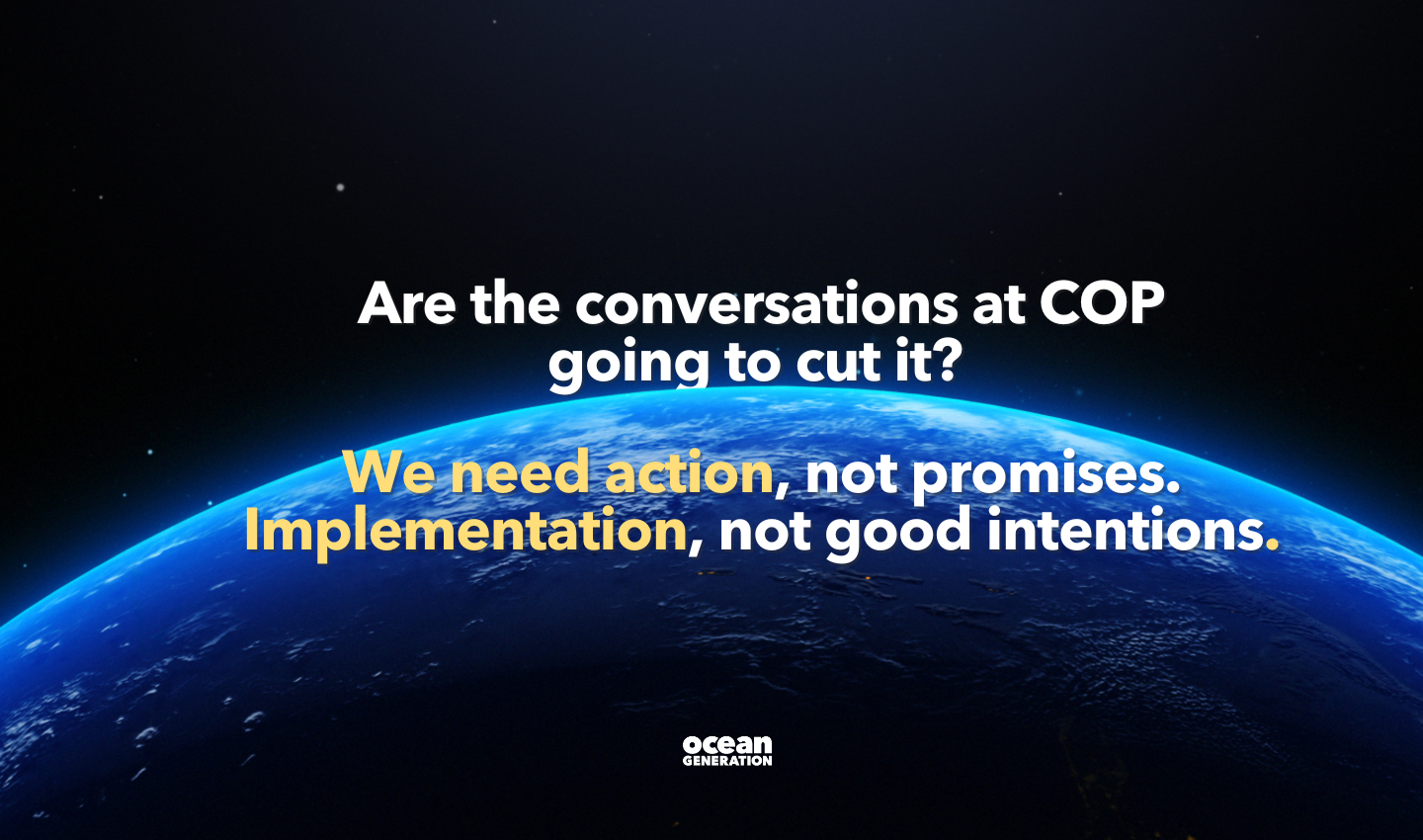 What to expect from COP28 - Ocean Generation